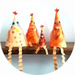 Poules en graphisme (fiche à imprimer)