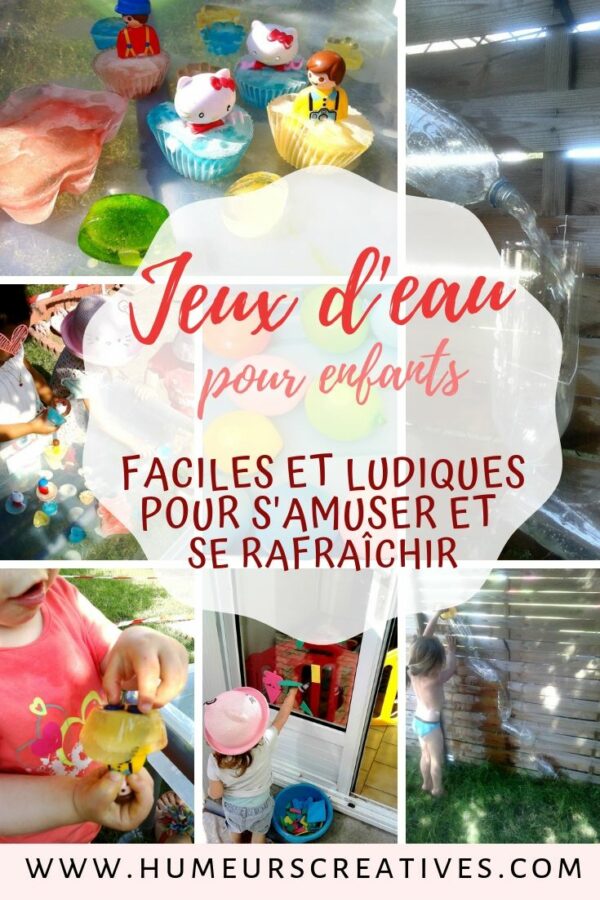 Idées d'activités et de jeux d'eau pour les enfants