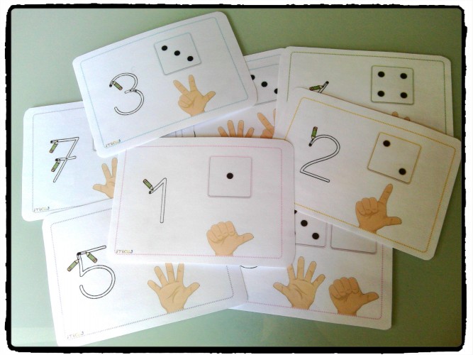 Empreintes de plusieurs ronds