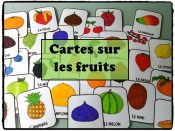 Cartes sur les fruits