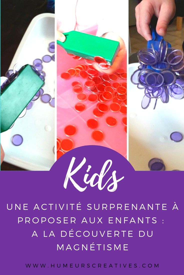 Atelier magnétisme : expérience scientifique et motricité fine
