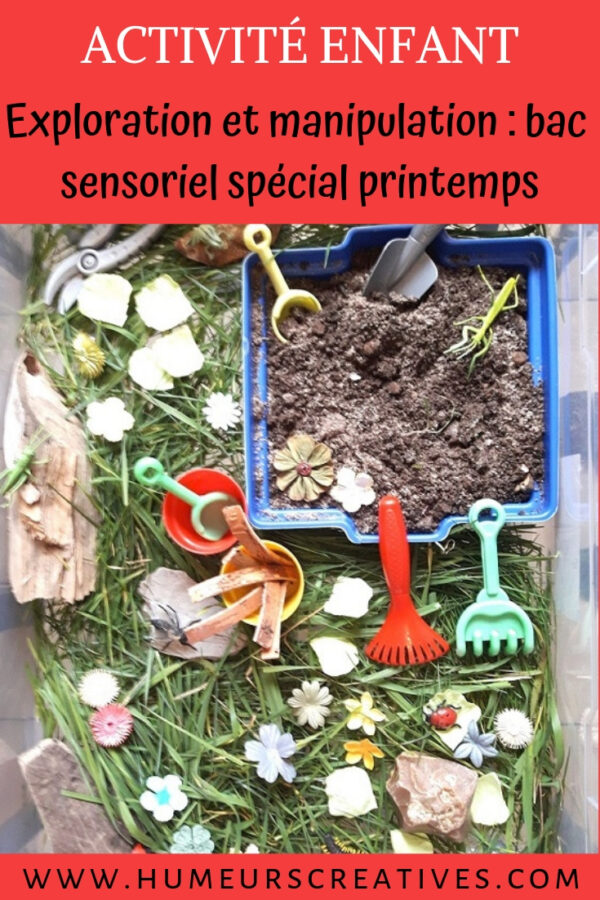 Bac sensoriel : Printemps 2018