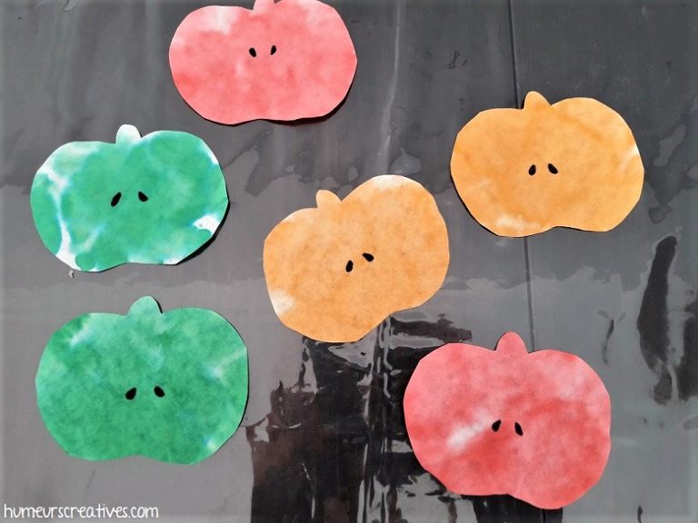 Bricolage d'automne : Haut comme trois pommes
