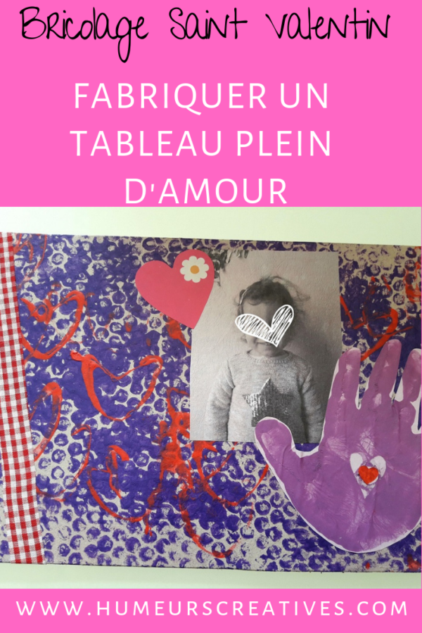 Un tableau cœur pour la Saint Valentin