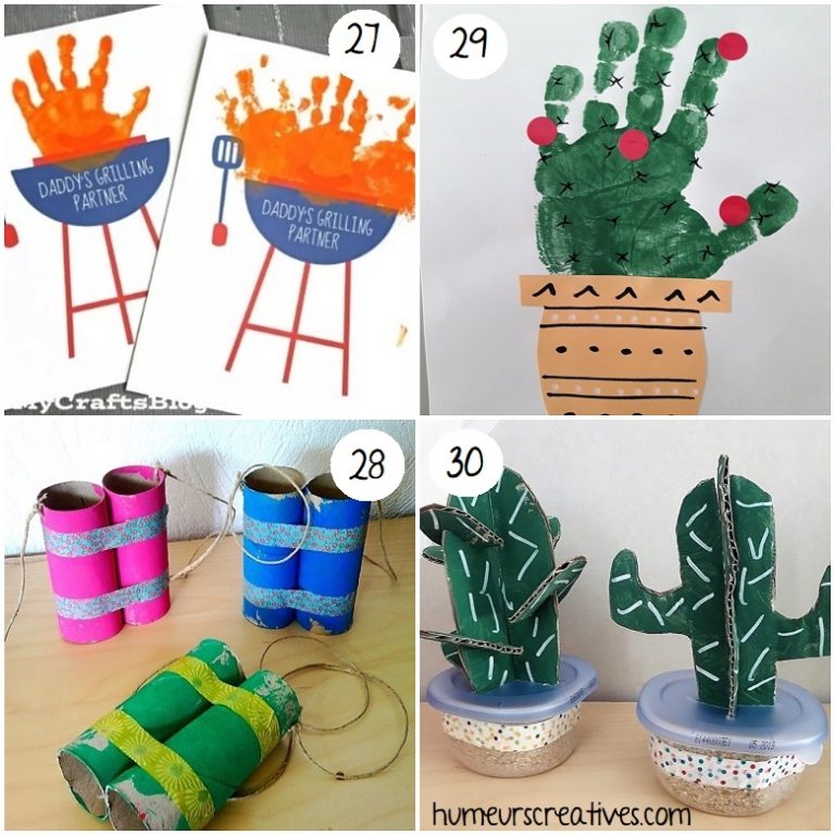 30 bricolages d'été à faire avec les enfants
