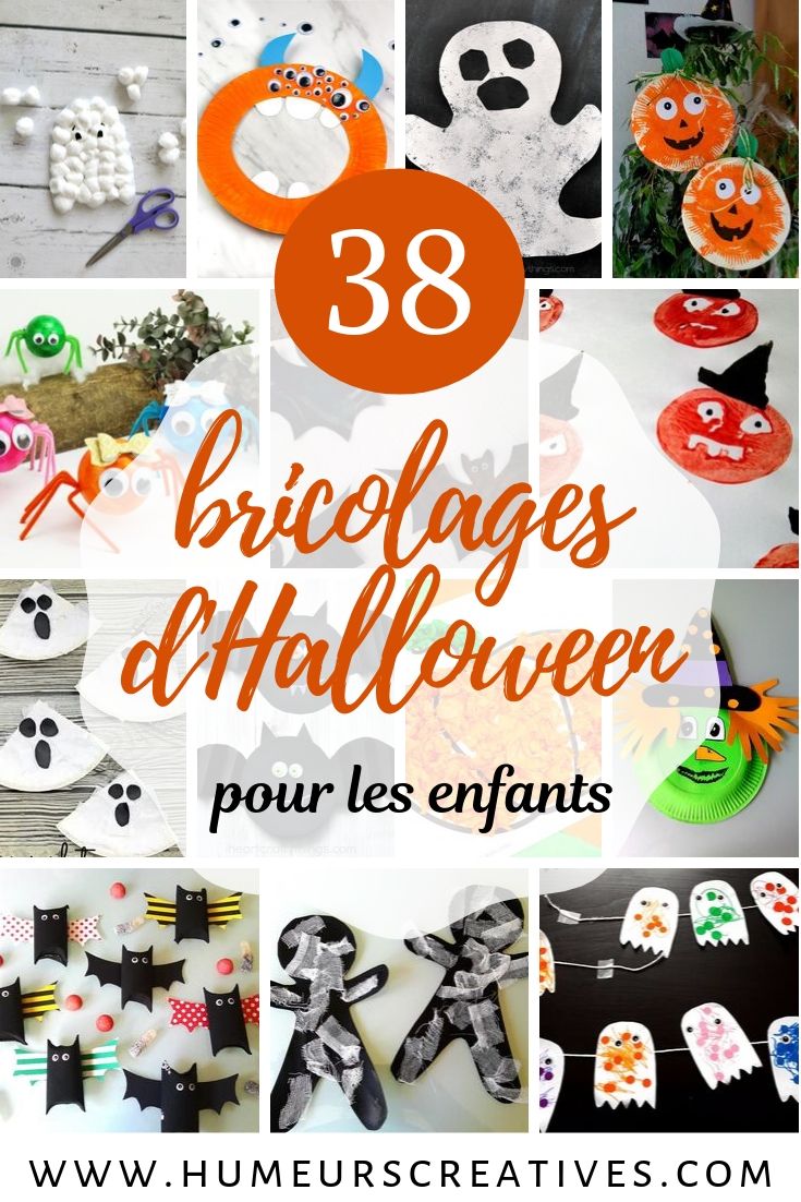38 bricolages d'Halloween pour les enfants