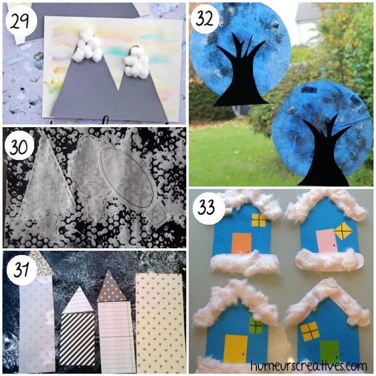 40 bricolages d'hiver pour les petits